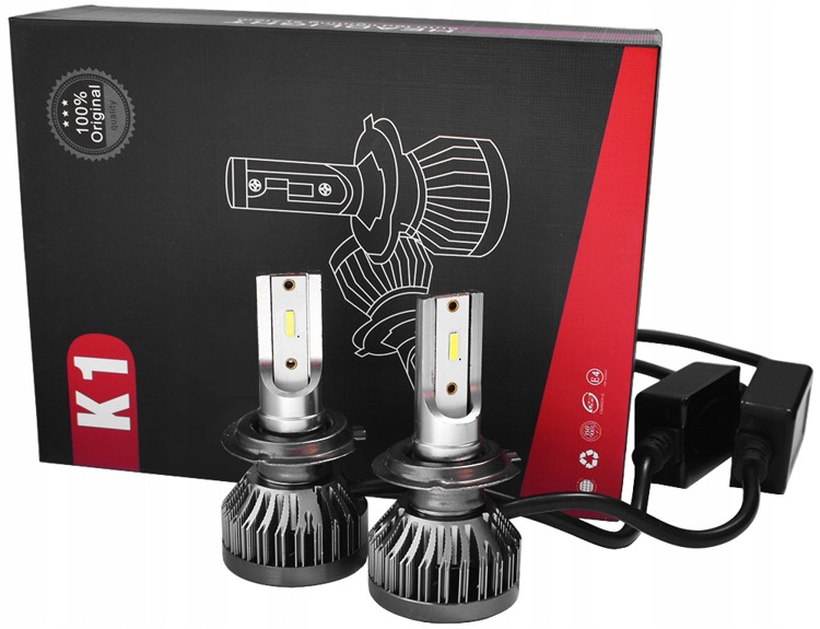 LED H7 6000K mijania drogowe żarówki 12V PX26d kpl - 10691729733 ...