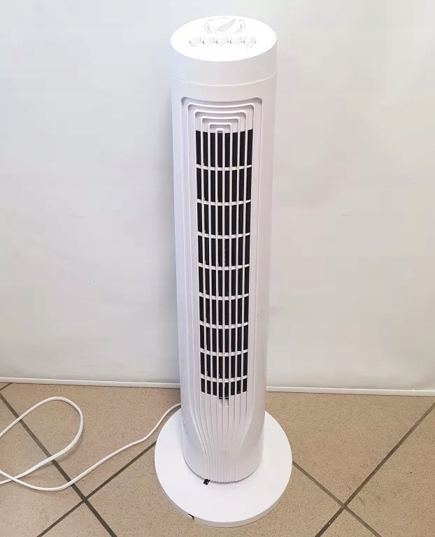 WENTYLATOR SILVERCREST TOWER FAN 76CM 50W - BIAŁY - 14524782773 ...
