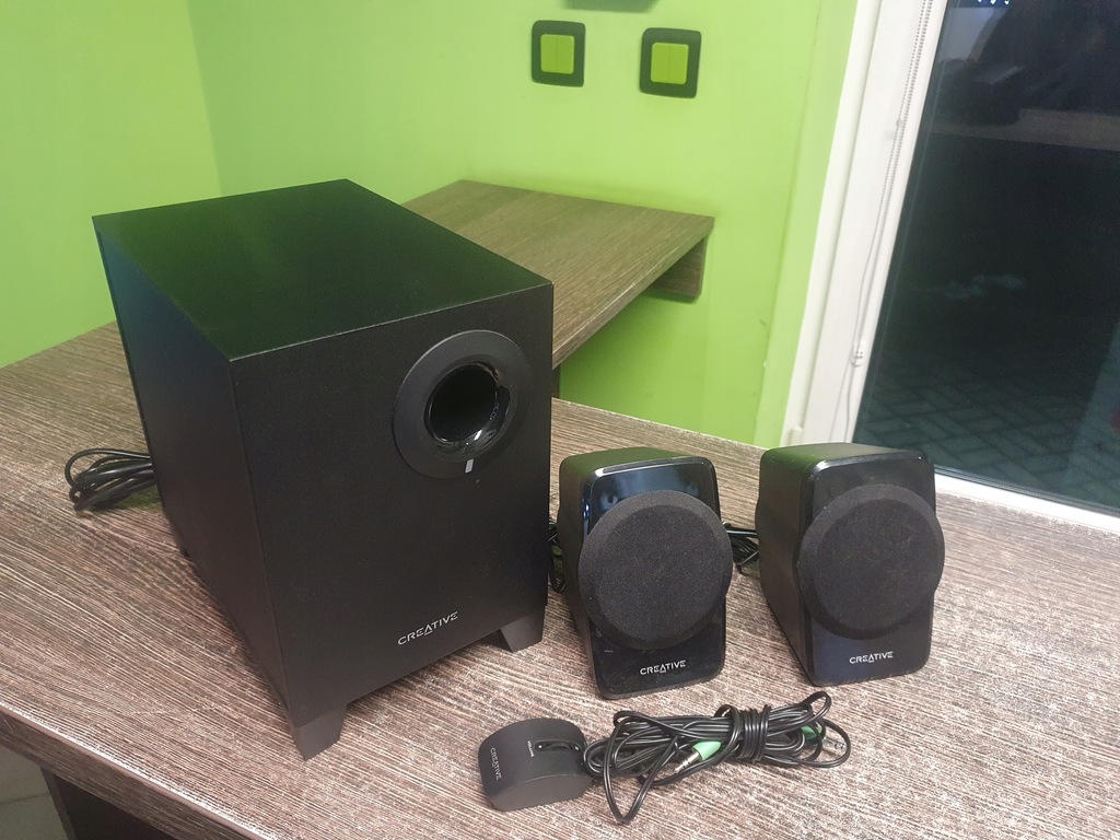 GŁOŚNIKI CREATIVE A120 SUB 2 GŁOŚNIKI + PILOT - 11568247116 - oficjalne ...