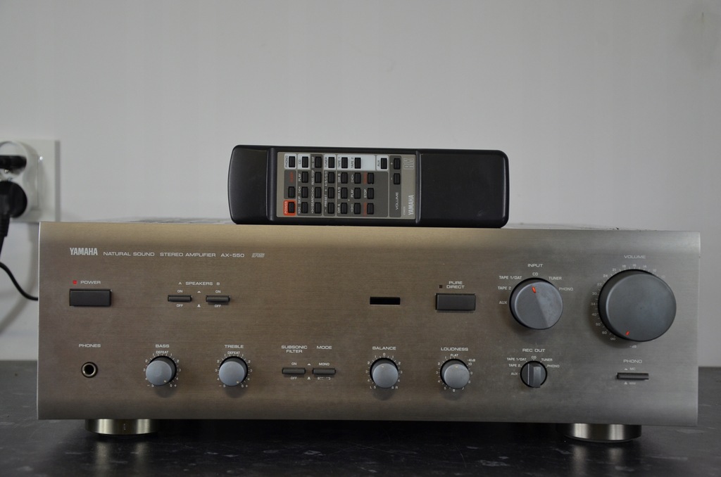 WZMACNIACZ YAMAHA AX-550 Pilot Japan - 12819994866 - oficjalne archiwum Allegro
