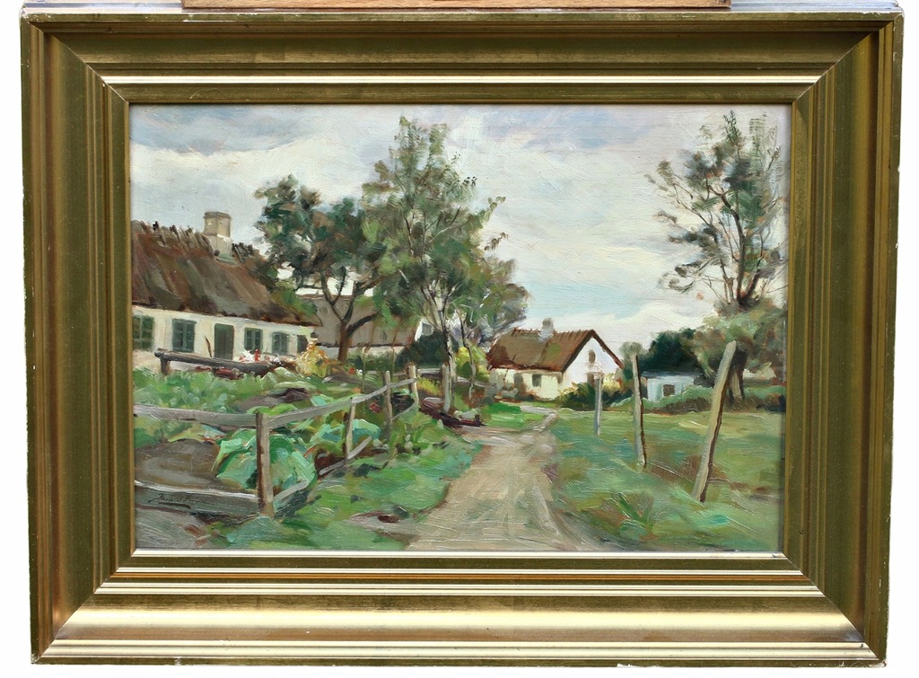 HARALD PRYN (1891-1968) CENNY STARY PEJZAŻ WIEJSKI - 13090426887 ...