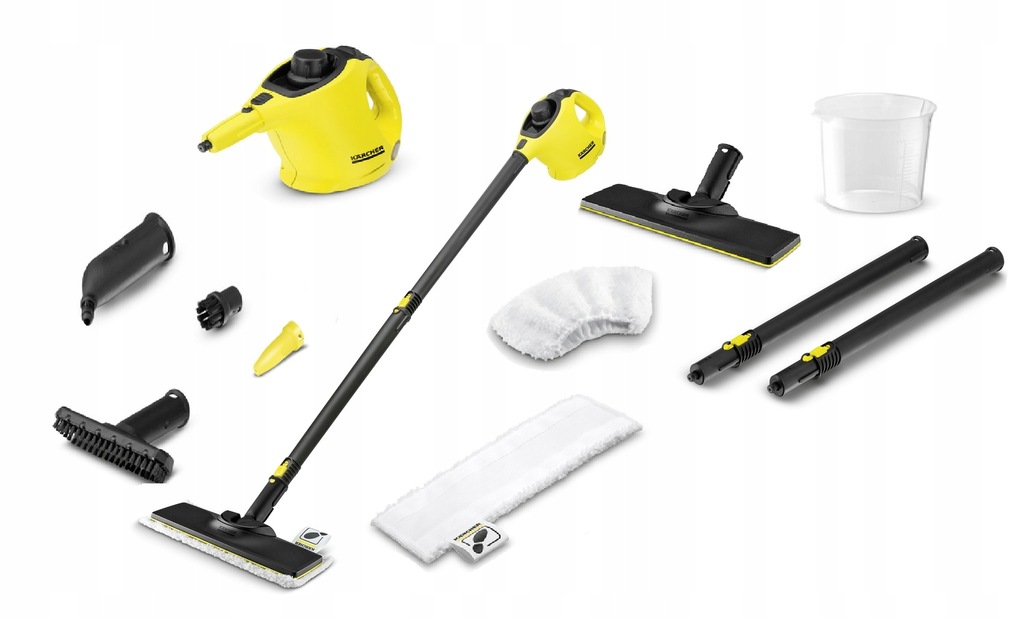 KARCHER SC1 PAROWNICA MOP PAROWY MYJKA DUŻY ZESTAW - 12738501856 ...