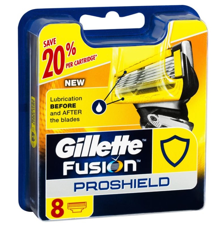 WKŁADY NOŻYKI GILLETTE FUSION PROSHIELD ORYGINALNE - 9053890484 ...