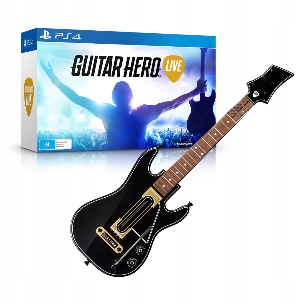 Guitar Hero Live Zestaw z Gitarą PS4 Nowa Ultima - 7647035281 ...
