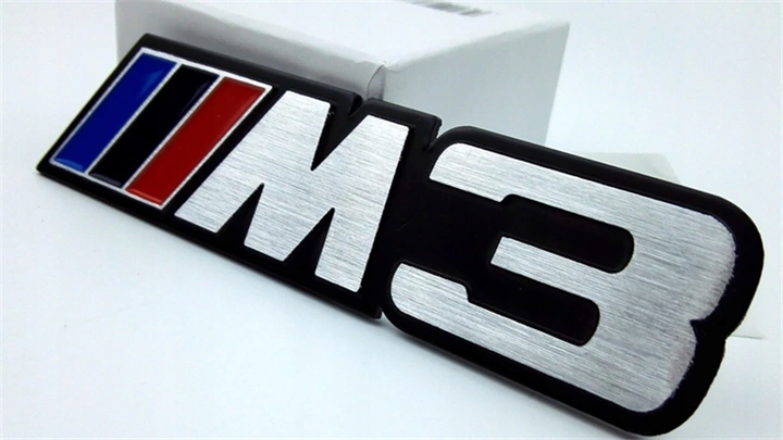 Emblemat przyklejany BMW M-POWER M3 E30 E36 KLASYK - 9727651900 ...
