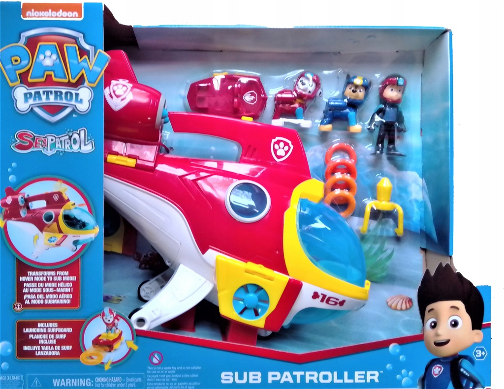 PSI PATROL ŁÓDŹ PODWODNA Sub Patroller PATROLOWIEC - 11546867409 ...