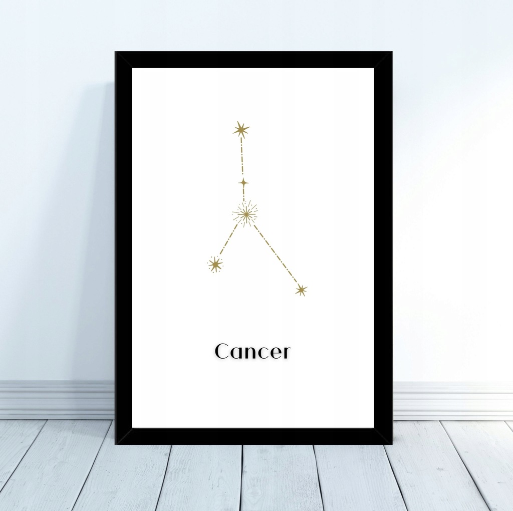 Plakat Znak Zodiaku Gwiazdozbiór Rak 30x40 prezent - 11795768043 ...
