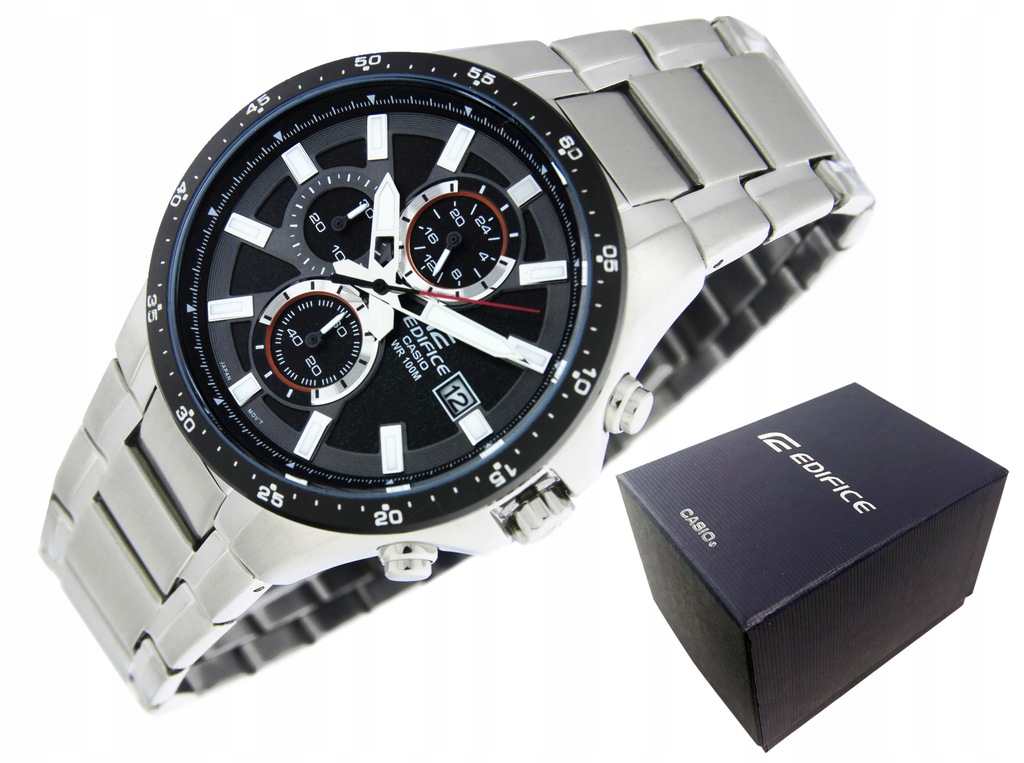 MĘSKI ZEGAREK CASIO EDIFICE EFR-519D-1A GRAWER - 11086109824 ...