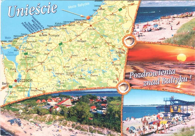 UNIEŚCIE - MORZE + MAPA POLSKI - 2007R - 10954681125 - oficjalne ...
