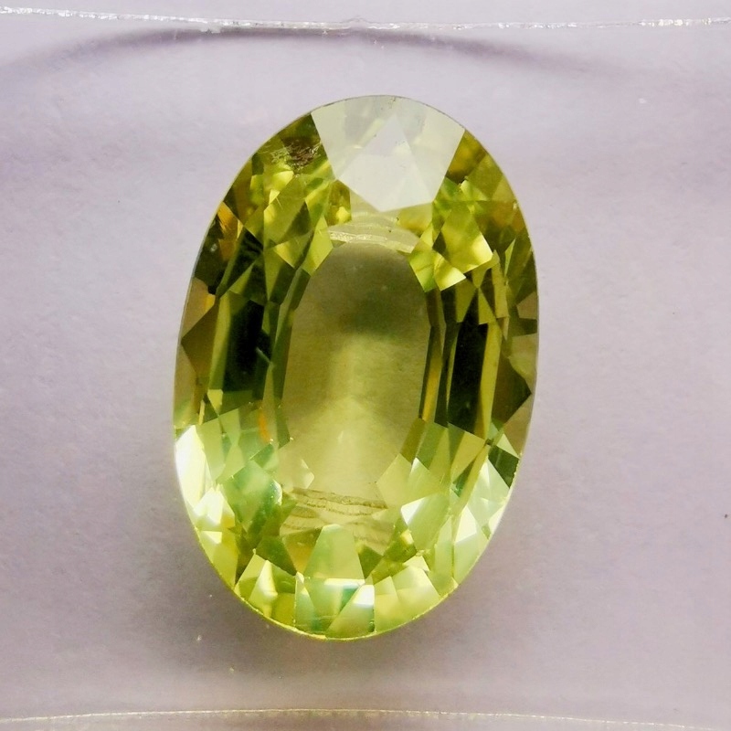 Chryzoberyl kamień szlachetny 3,23ct z certyfikatem IGI - 15198076030 - oficjalne archiwum Allegro