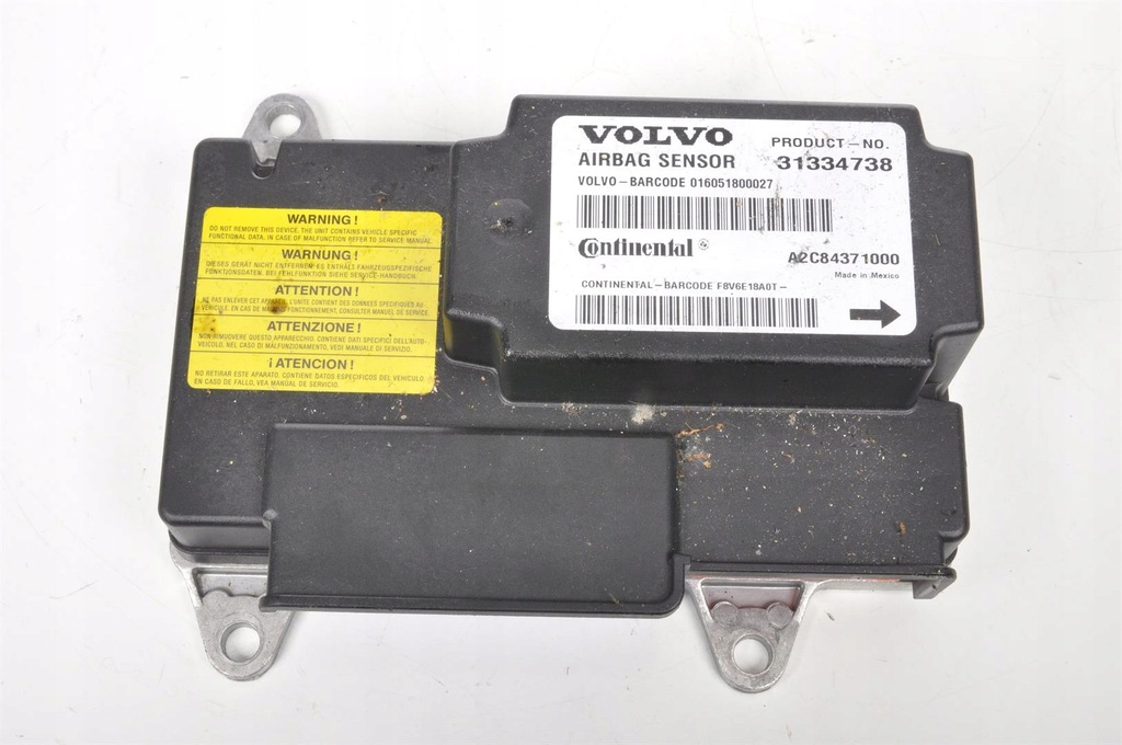 VOLVO S40 II V50 SENSOR PODUSZEK AIRBAG 31334738 - 10449422196 - oficjalne archiwum Allegro