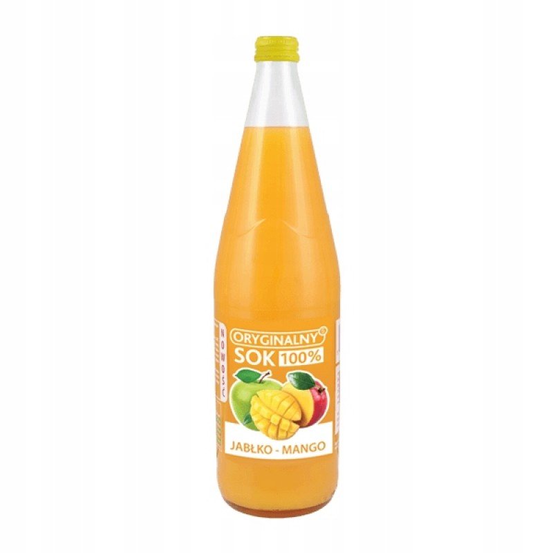 ORYGINALNY SOK 100% Sok jabłko-mango 1000ml - 12837574967 - oficjalne ...