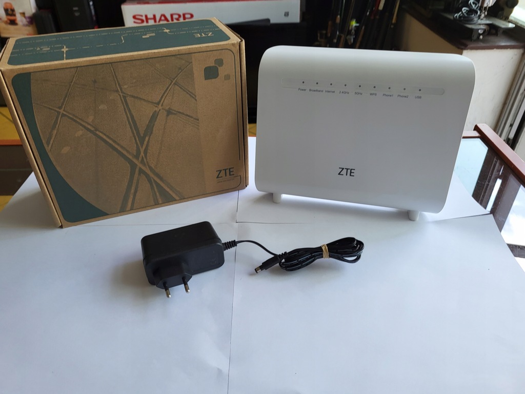 ROUTER PRZEWODOWY ZTE ZXHN H298Q BIAŁY STAN DB GWR - 13774856358 ...