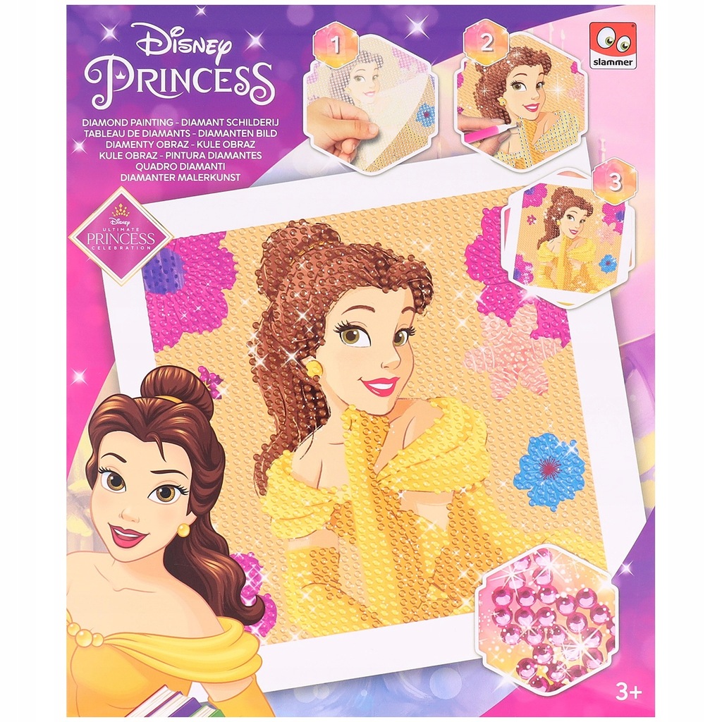 PRINCESS DISNEY - MOZAIKA HAFT DIAMENTOWY - 12495646595 - oficjalne ...