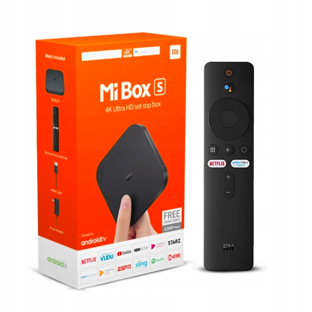 Odtwarzacz multimedialny Xiaomi Mi Box S 4K 8 GB - 12941571067 ...