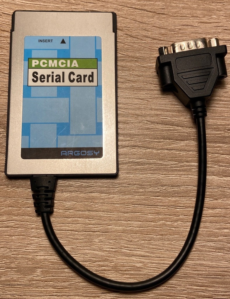 ARGOSY PCMCIA SERIAL CARD RS232 - 11083883685 - oficjalne archiwum Allegro