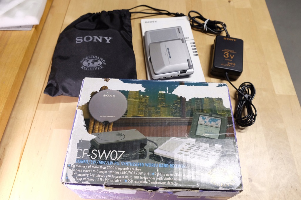 Sony ICF SW07 + AN-LP2 radio globalne z SSB - 11769403694 - oficjalne ...