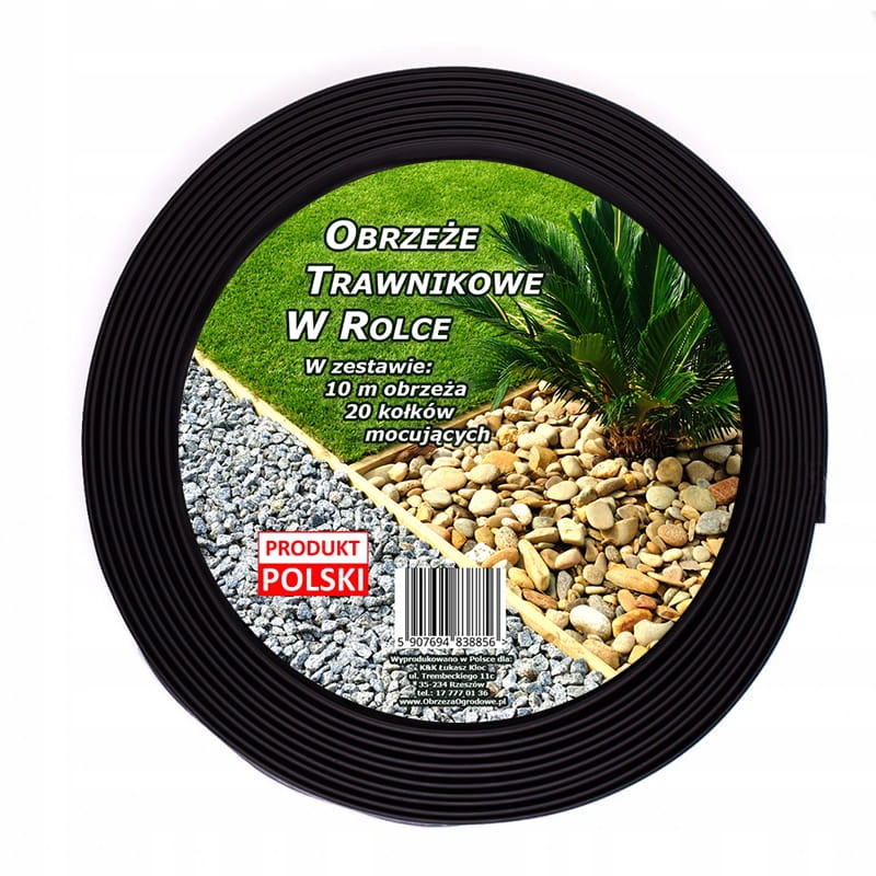 Obrzeże trawnikowe w rolce zestaw 10 metrów ogród - 12153656208 ...