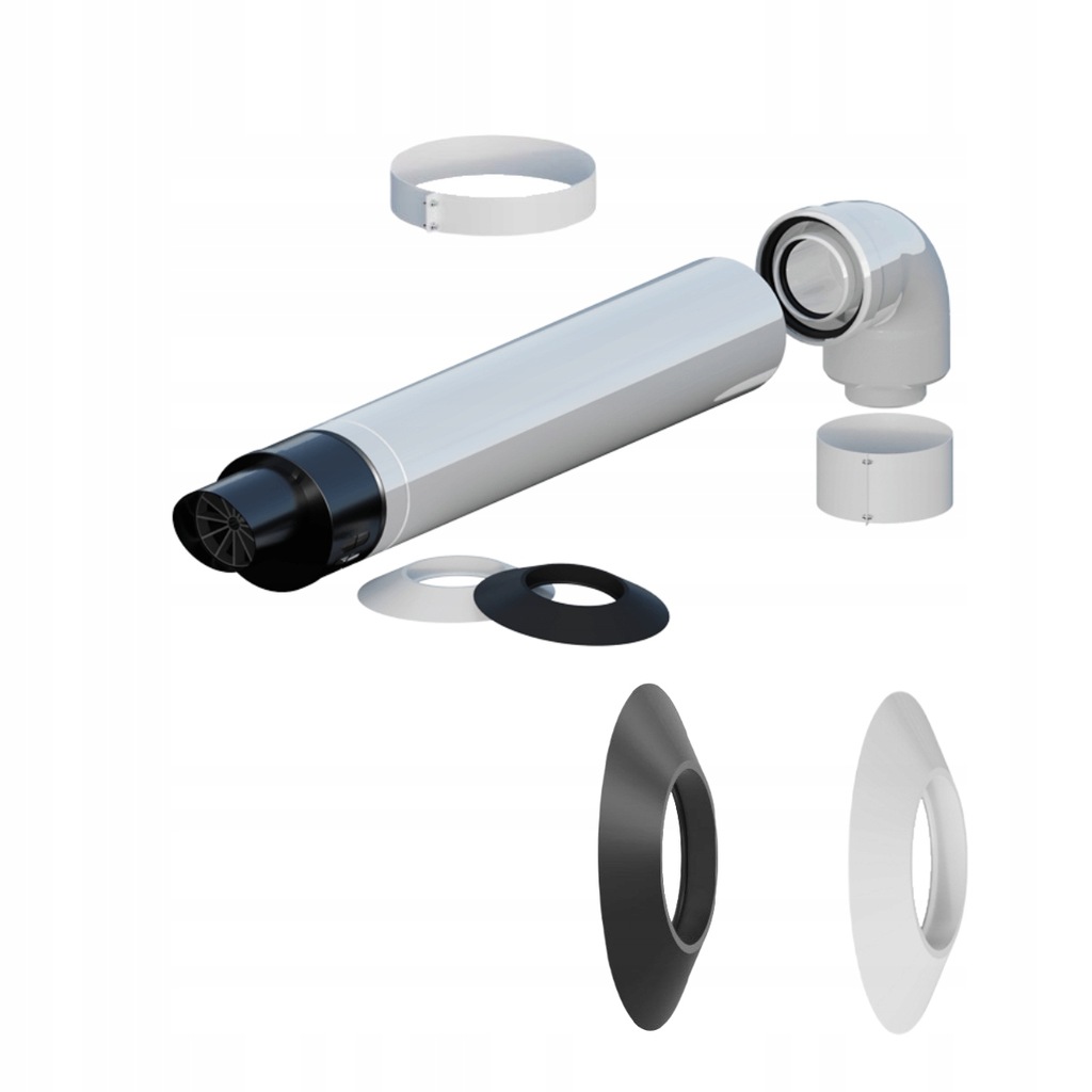 ZESTAW KOMINOWY Ariston WKŁAD KOMINOWY DO PIECA GAZOWGO RICOM WYRZUT BOCZNY - 14104955224 ...