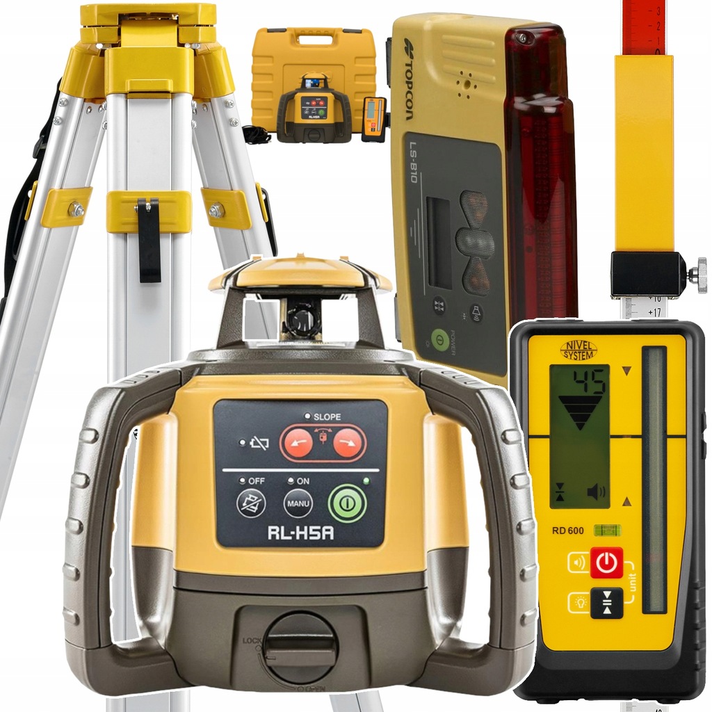 Niwelator laserowy TOPCON RL-H5A do koparki LS-B10 - 8959641116 ...