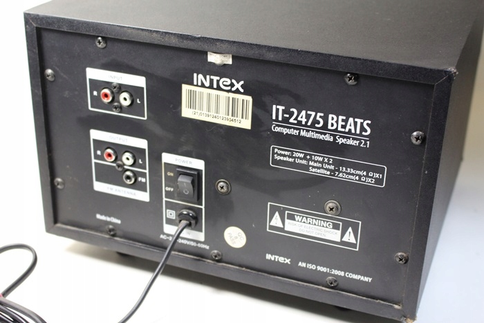 ZESTAW GŁOŚNIKÓW INTEX IT-2475 BEATS KOM0004 - 8143878179 - oficjalne ...