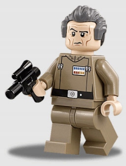 Minifigurka Moff Tarkin Star Wars + klocek Lego - 12653164235 ...