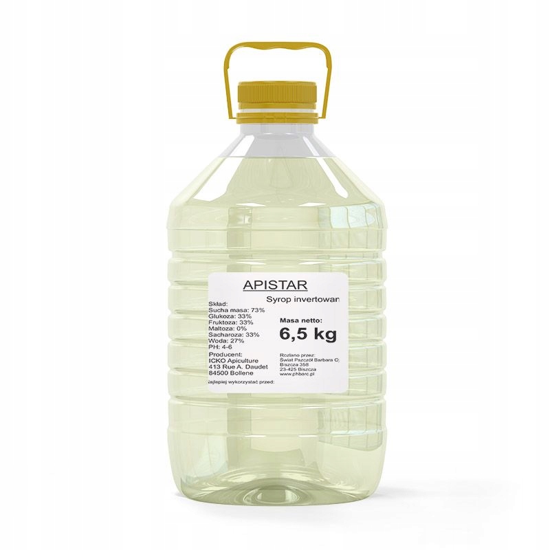 Pokarm dla pszczół, syrop Apistar 2 x 6,5kg - 12218361101 - oficjalne ...