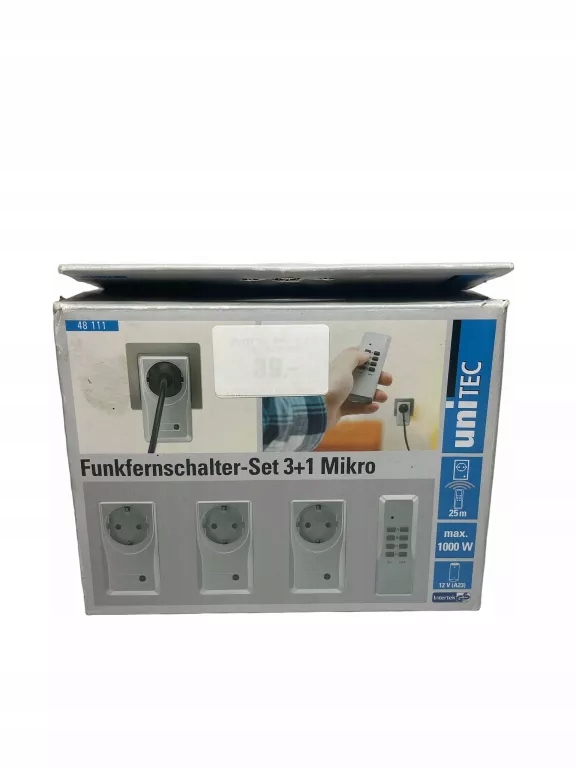 GNIAZDA RADIOWE UNITEC 48111 2 SZT. + PILOT - 12737258507 - oficjalne ...