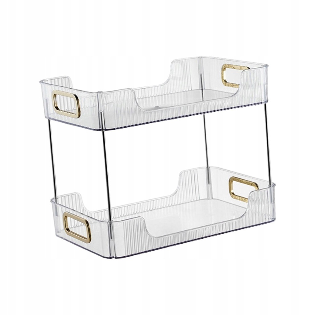 Cosmetics Organizer Rack Bathroom Organizer Rack Ornate White 2 Layers ...