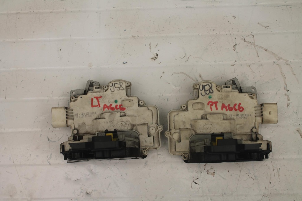 ZAMEK LEWY PRAWY TYŁ DRZWI AUDI A6 C6 9 PIN - 7356291474 - oficjalne archiwum Allegro