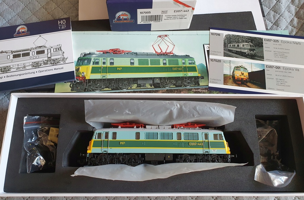 EU07-443, Schlesienmodelle, PKP, Epoka Va- UNIKAT. - 9433897769 - oficjalne archiwum Allegro