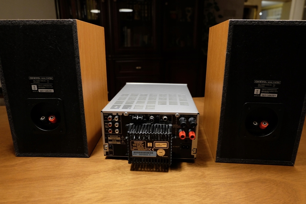 Mini Wieża ONKYO CR-315 + Kolumny D-N7BX + Pilot - 7878600860 - oficjalne archiwum Allegro