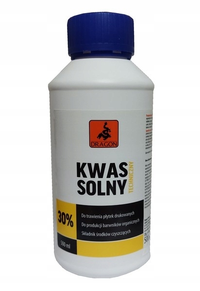 Kwas Solny 0,5L 30% techniczny TYLKO ODBIÓR - 11188216040 - oficjalne ...