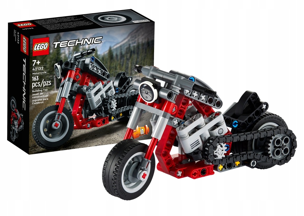 LEGO TECHNIC MOTOCYKL 42132 - 12676969772 - oficjalne archiwum Allegro