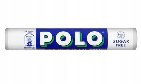 Cukierki Dropsy MIĘTOWE NESTLE POLO ROLKA 24,5g SUGAR FREE ...