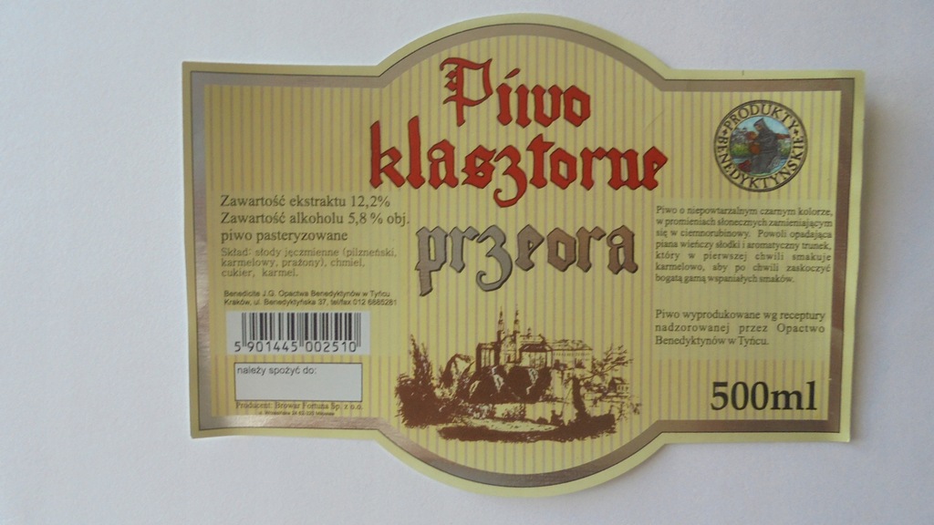 Ciekawa etykieta browar Miłosław - 12747298614 - oficjalne archiwum Allegro