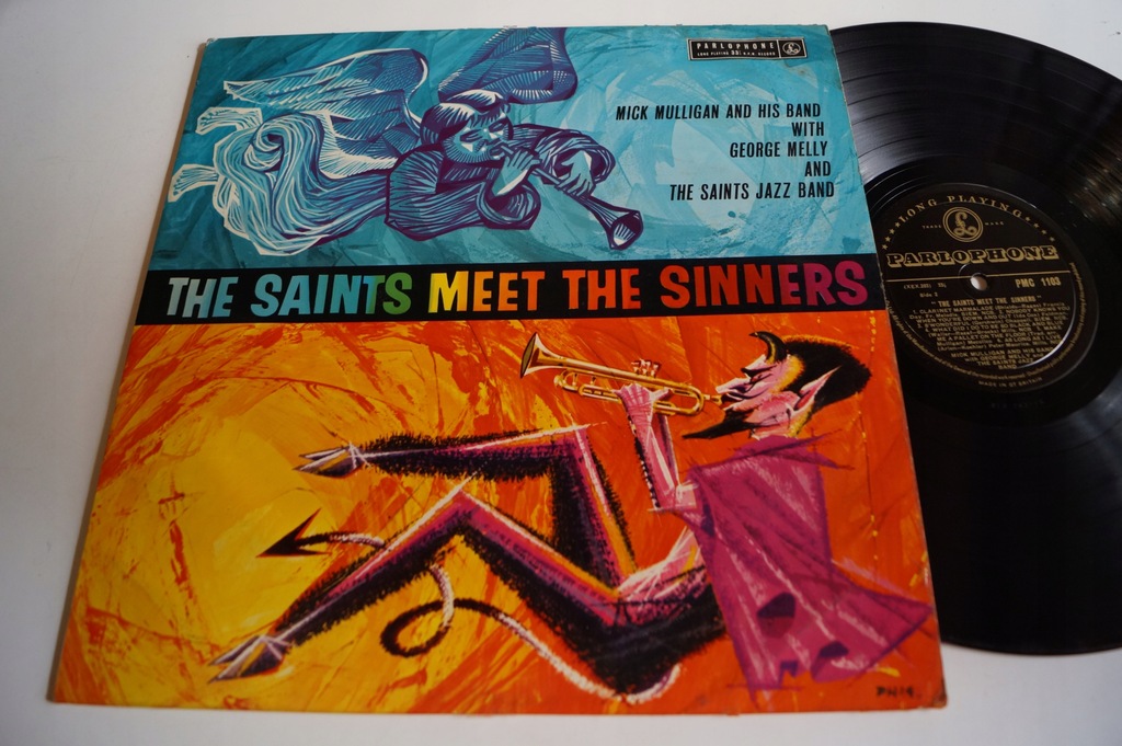 MICK MULLIGAN AND HIS BAND WITH GEORGE MELLY Saints UK GOLD PARLOPHONE ...