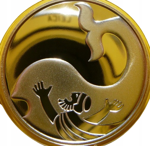 SZEKEL IZRAEL 2010 PROROK JONASZ W BRZUCHU WIELORYBA +CER - 16104334159 ...