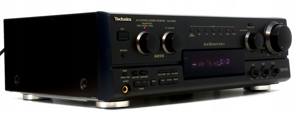 TECHNICS SA-AX530 KINO DOLBY PRO LOGIC RDS - 10705459626 - oficjalne archiwum Allegro