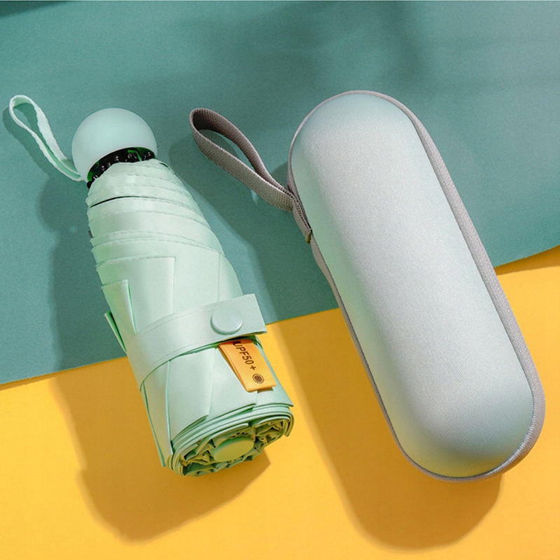 Mini parasol kapsułowy lekki słoneczny deszczowy p - 13882064406 ...