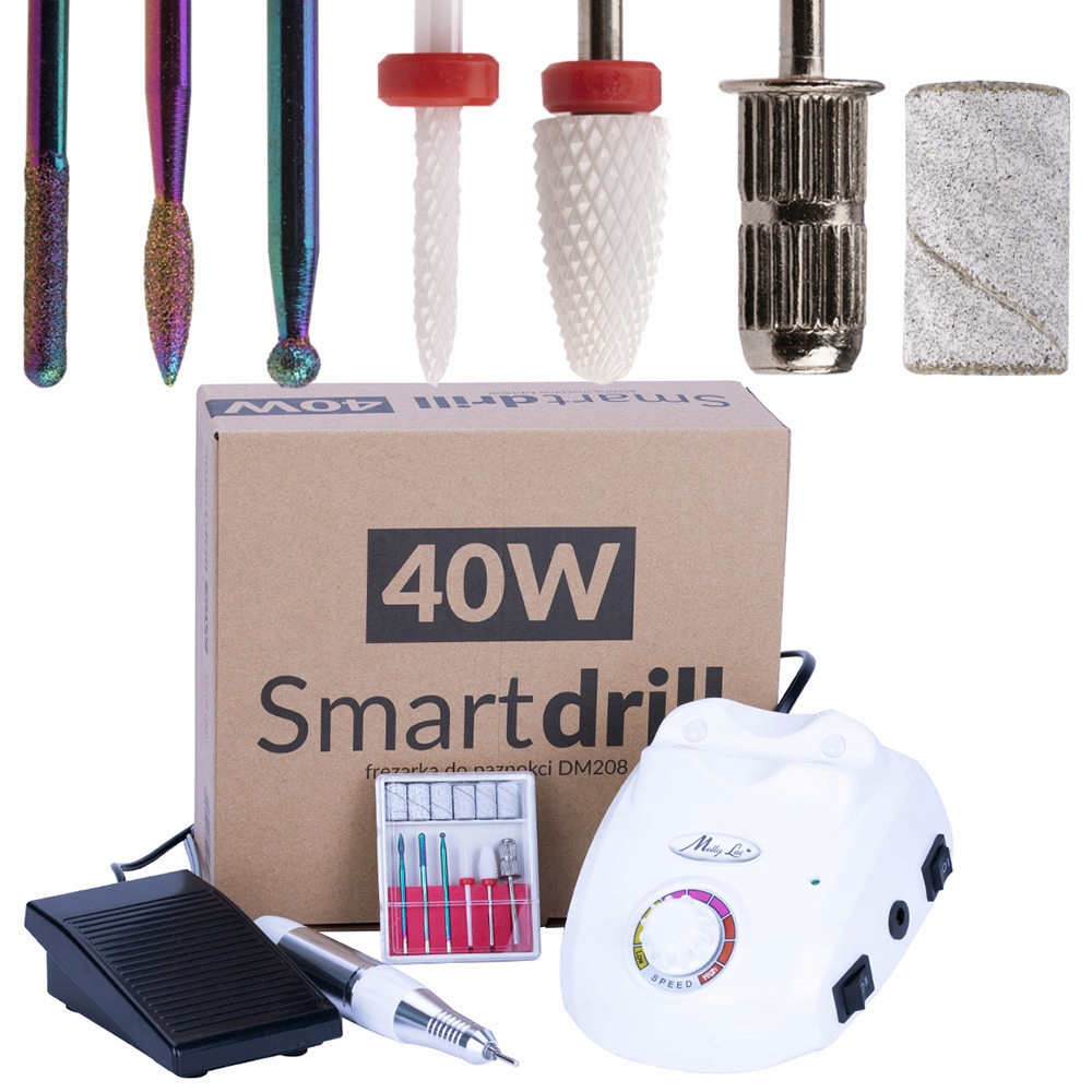 Frezarka Smartdrill DM208 40W MollyLac + frezy - 12231474430 - oficjalne archiwum Allegro