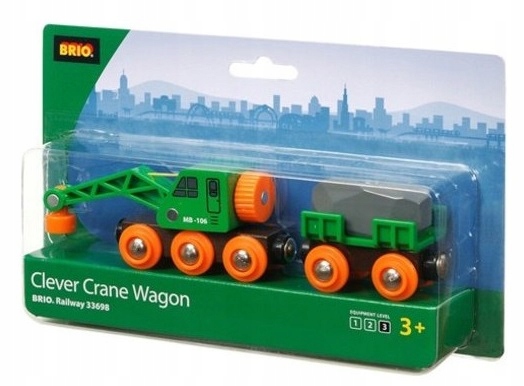 Купить BRIO CRANE С Вагоном для деревянных железных дорог 33698: отзывы ...