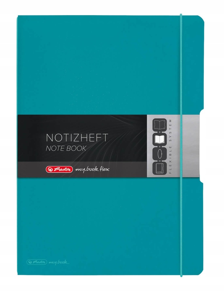 Notatnik Notes A5 My.Book Flex PP z gumką HERLITZ - 7521256274 ... Notatnik Notes A5 My.Book Flex PP z gumką HERLITZ - 7521256274 ...