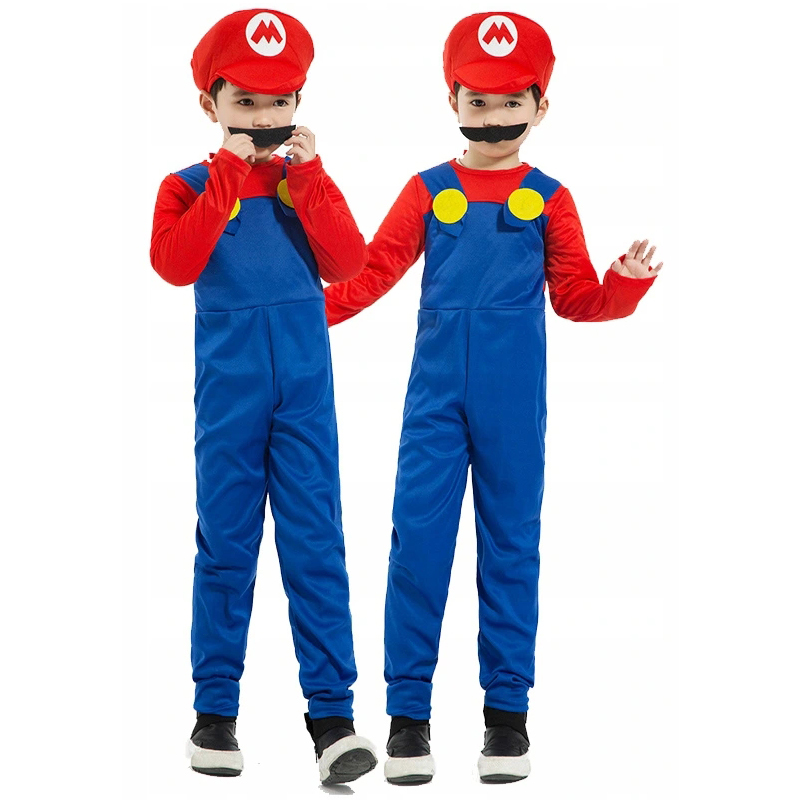 STRÓJ SUPER MARIO LUIGI BRAT KOSTIUM M - 13043945902 - oficjalne ...