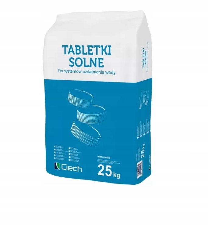 Sól Ciech Tabletki solne uzdatniające 25kg - 13160699521 - oficjalne ...