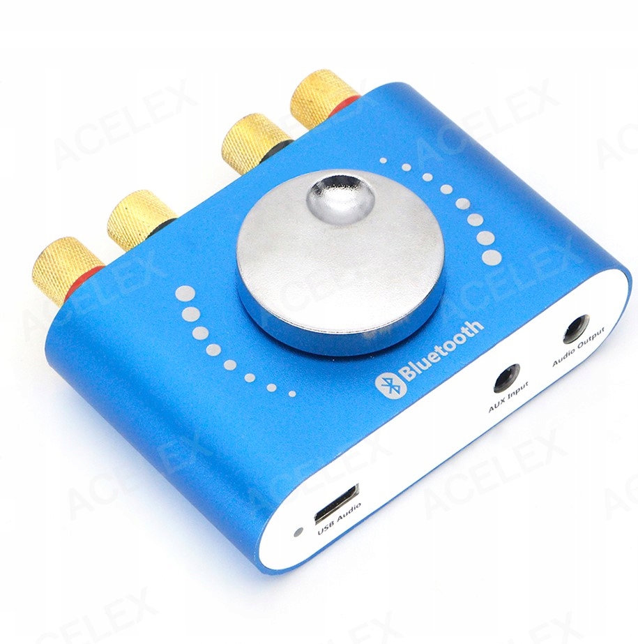 Mini wzmacniacz Bluetooth 2x50W stereo - 13434705379 - oficjalne archiwum Allegro