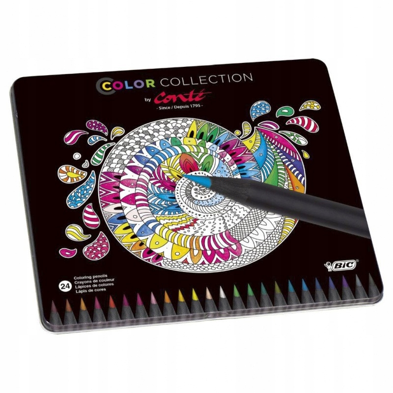 CONTE Color Pencil Kredki Color Collection Pudełko - 13045743574 ...