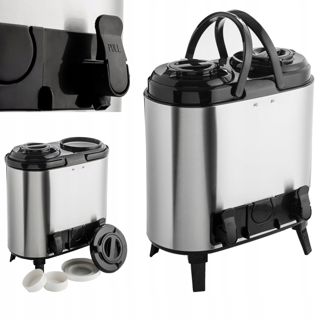 TERMOS GASTRONOMICZNY PODWÓJNY 2x6L Z KRANEM - 12780493213 - oficjalne ...