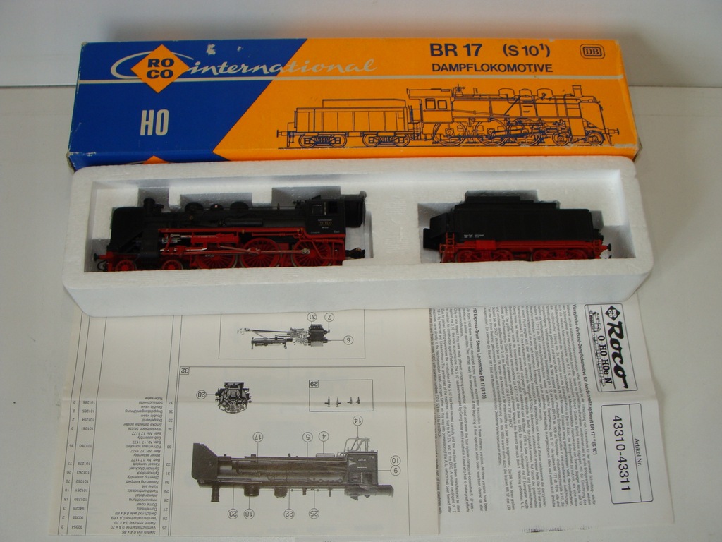 LOKOMOTYWA PAROWÓZ BR 17 1137 ROCO - H0 - 12951459794 - oficjalne ...
