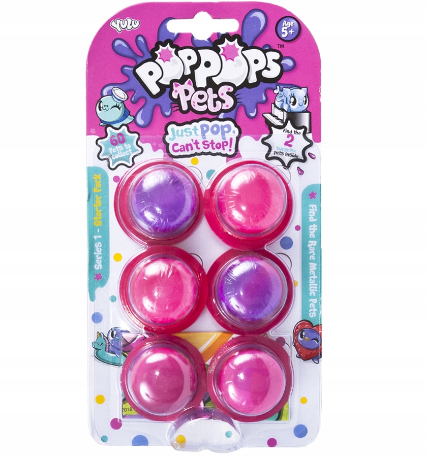 POP POPS PETS FIGURKI ZE SLIMEM SZASZETKA SURPRISE - 10028584276 ...